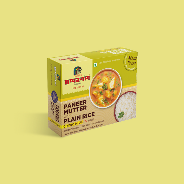 Paneer Mutter Masala With Rice